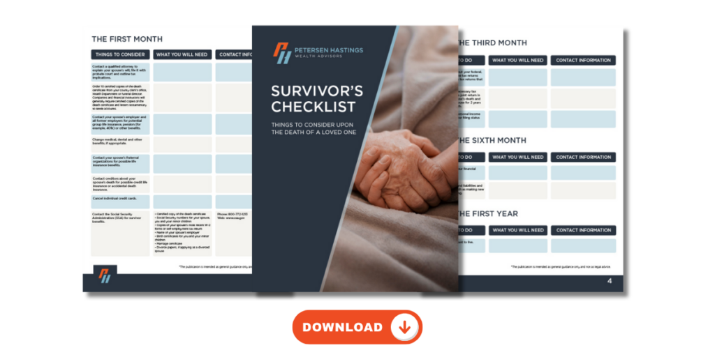 Survivor’s Checklist: Things to Consider Upon the Death of a Loved One ...
